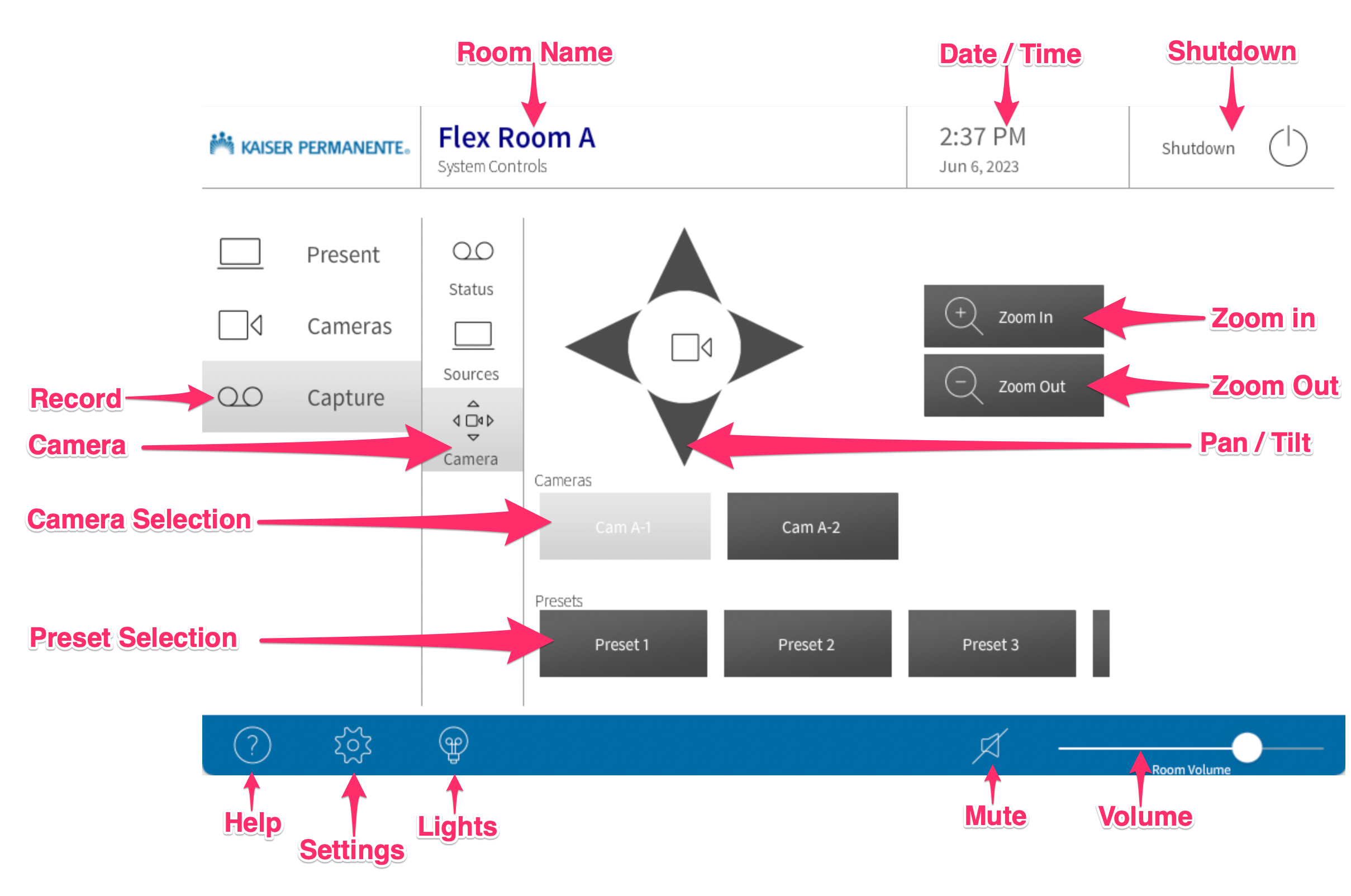 Anatomy of a Crestron Tablet – KP School of Medicine IT