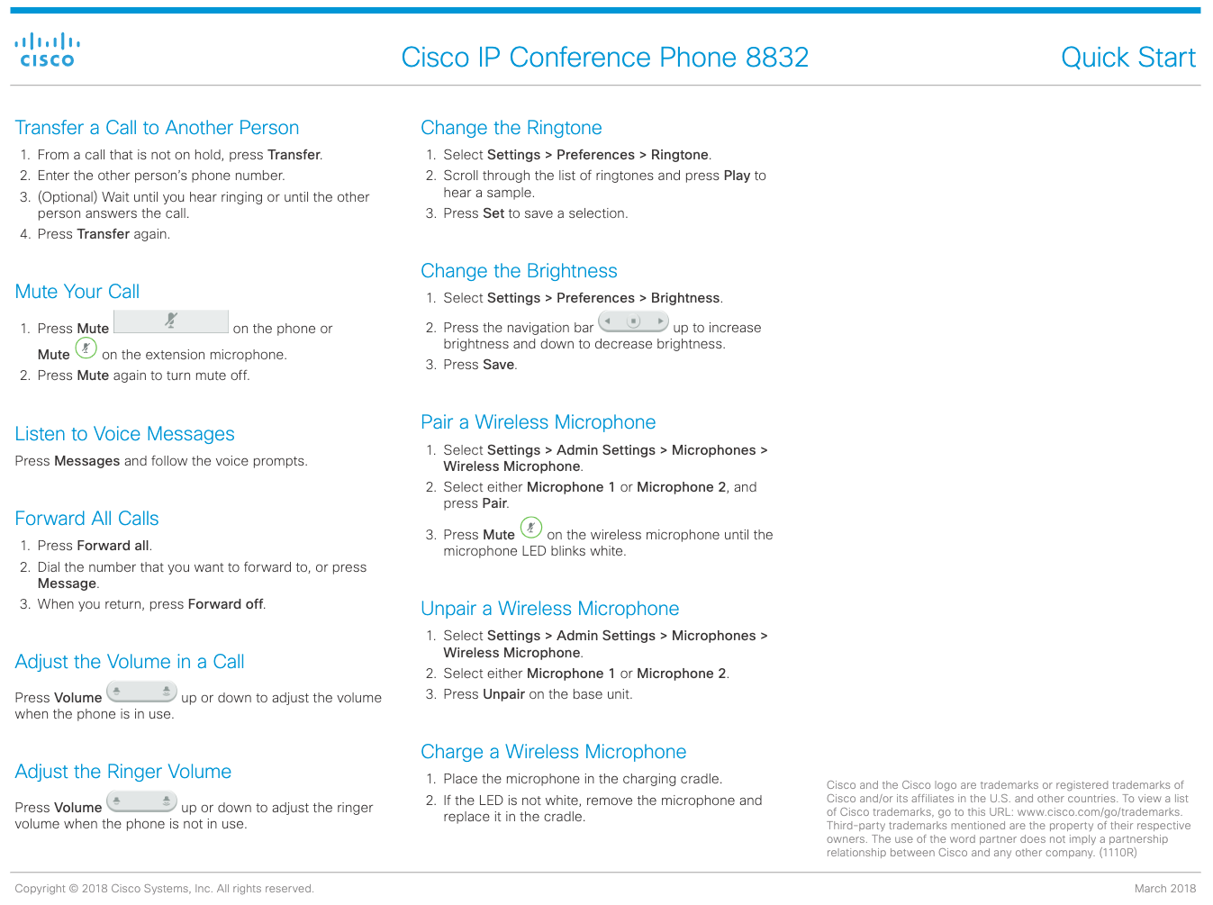 Cisco IP Conference Phone 8832 – KP School of Medicine IT