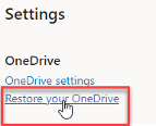 OneDrive - Restore – KP School of Medicine IT